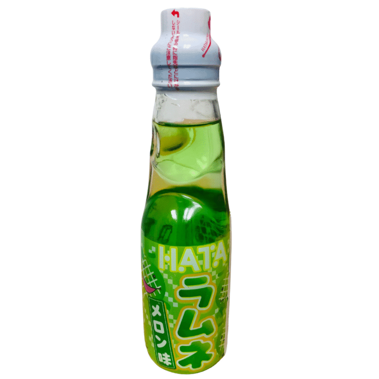 Hatakosen Melon Ramune Soda Drinks 200ml (Melon Flavoured) - UUGO Mart